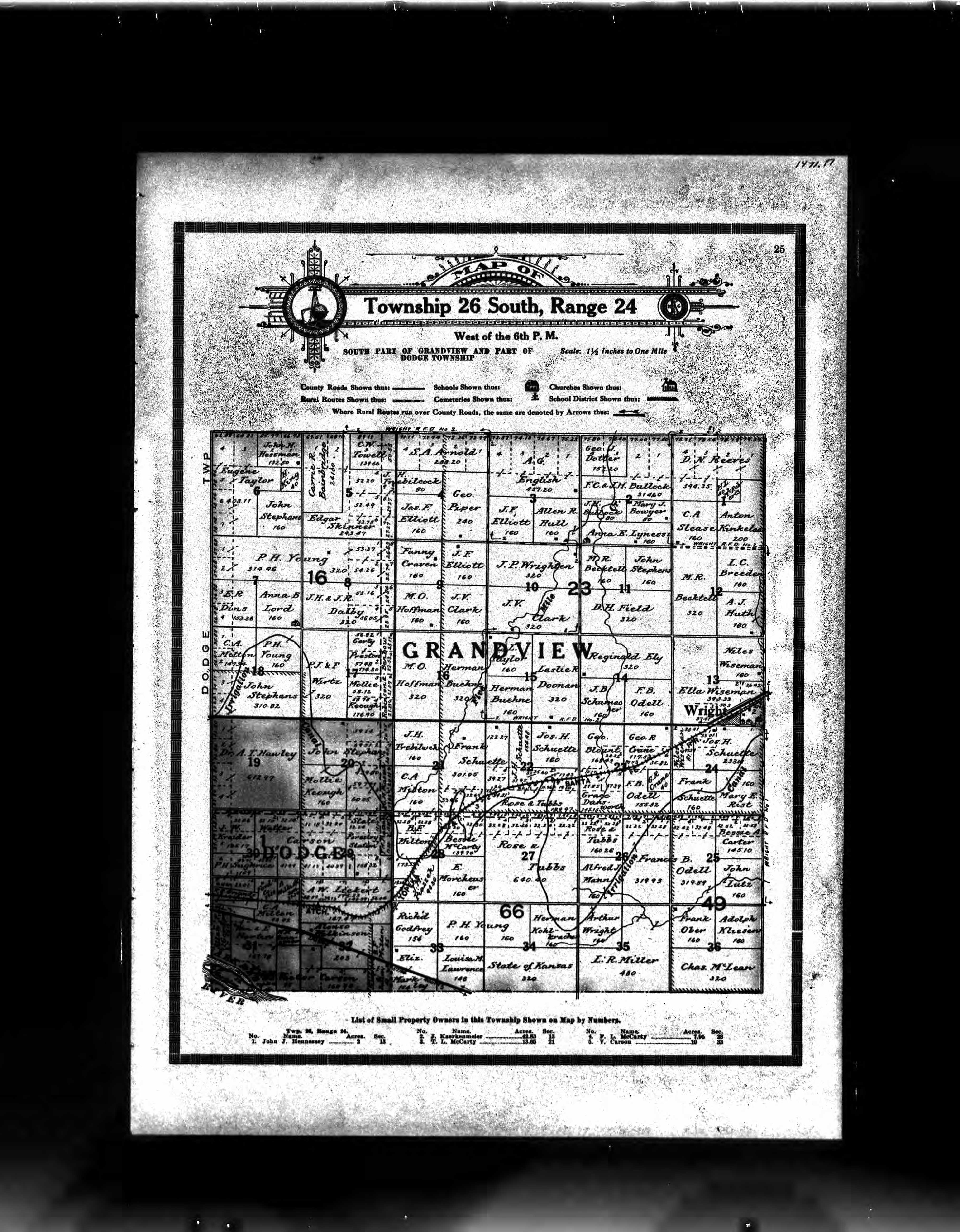 1916 Land Map – Here…this is you.