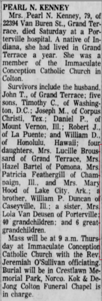 Pearl Obit – Here…this is you.